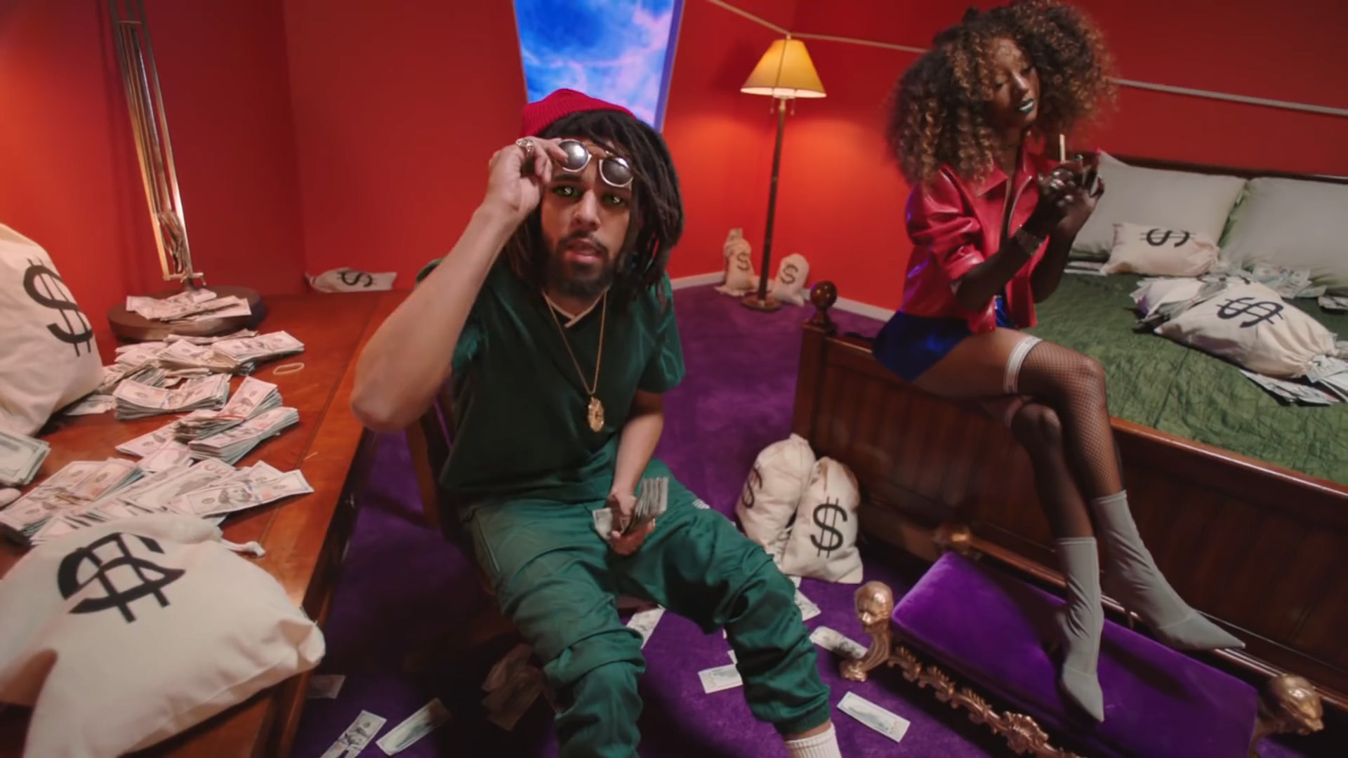 J. Cole Counts it up for his new Track 'ATM' on Stages 12 + 14 ...